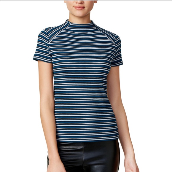 Kensie | Tops | Kenzie Mock Neck Ribbed Top | Poshmark
